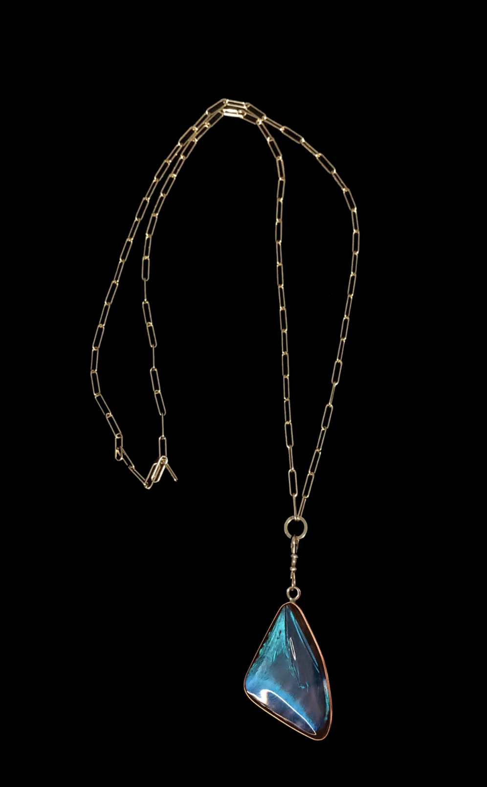 Blue Morpho Pendant, Small | Blue Morpho Jewelry